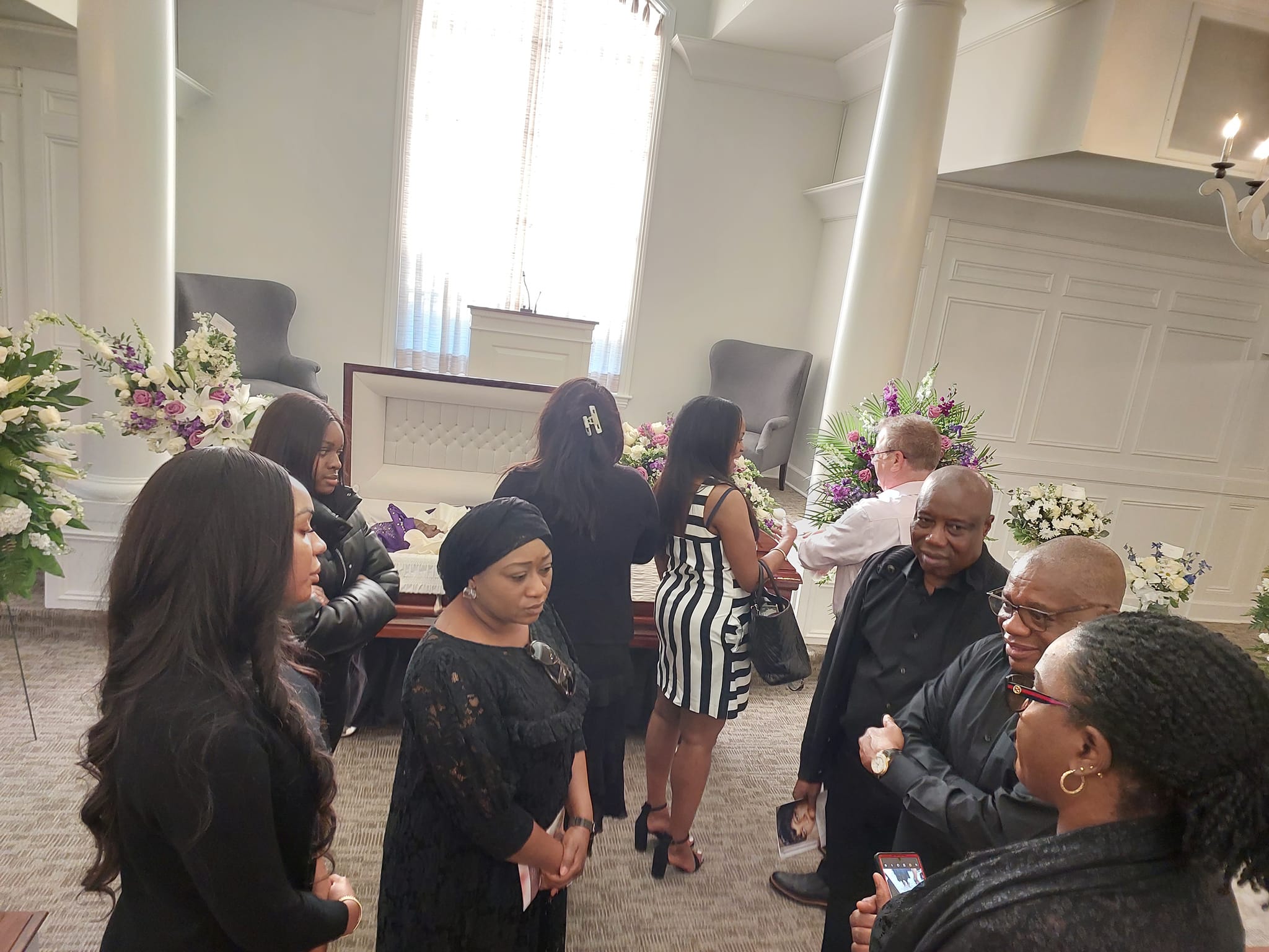 Pictures From Open Casket Viewing For Orji Kalu's Ex-Wife, Ifeoma ...