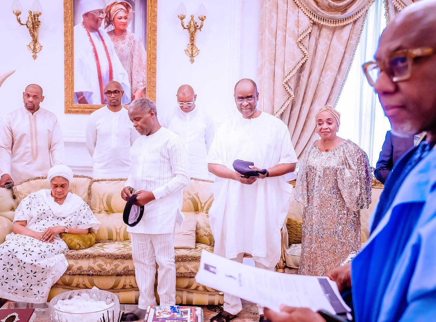 Pictures: Subomi Balogun's Family "On Parade" As Osinbajo Pays ...