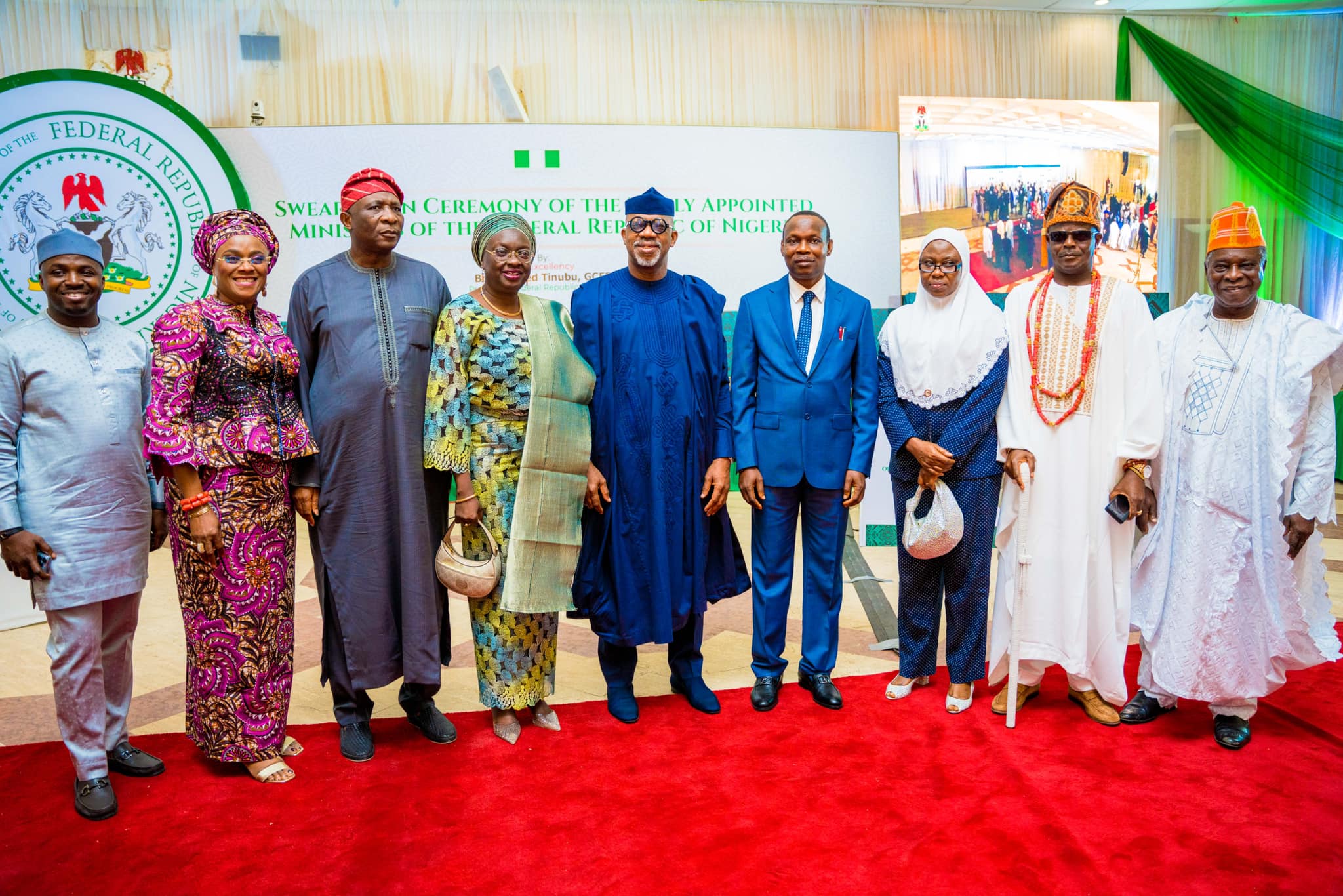 Daniel, Yayi Not In Photos Of Reception For Ministers From Ogun ...