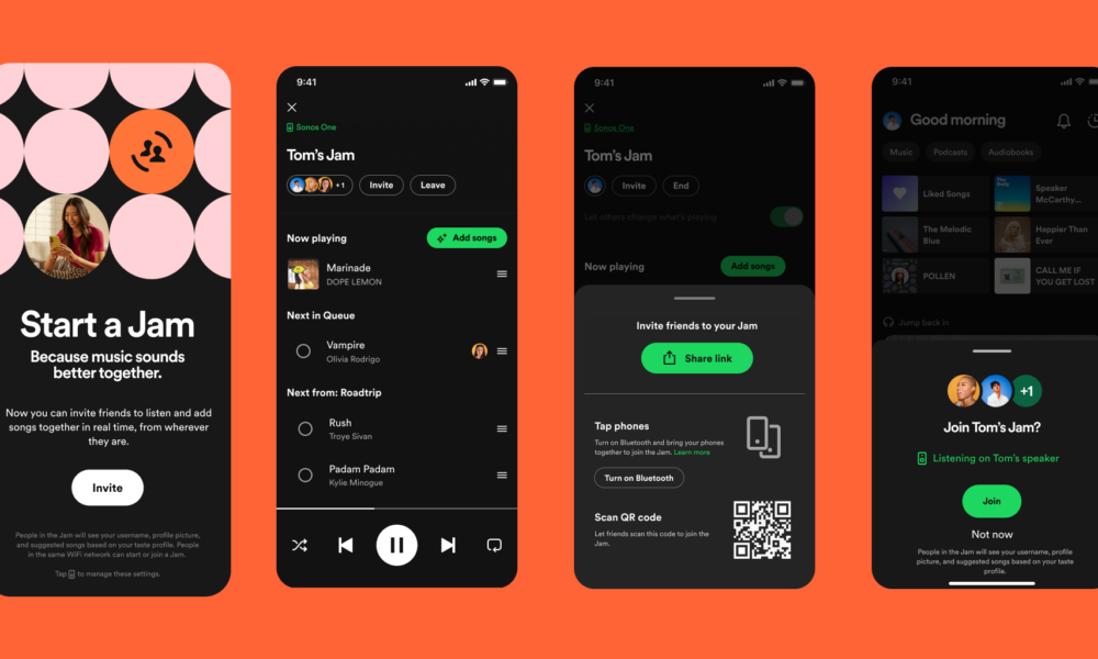 How It Works As Spotify Boosts Listening To Music Together With "Jam ...